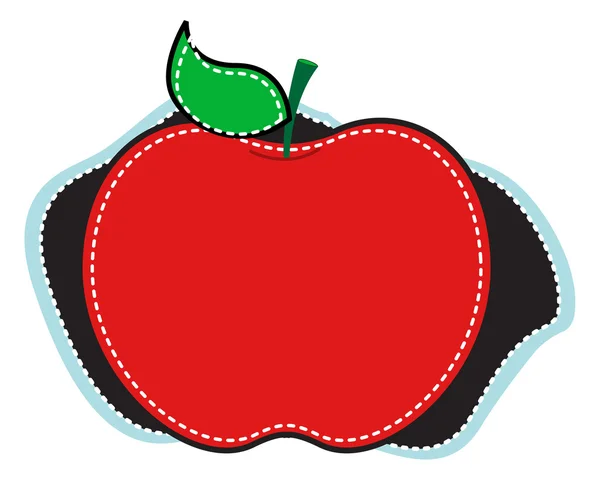 Red Apple Shape Stock Vector by ©baavli 58075839