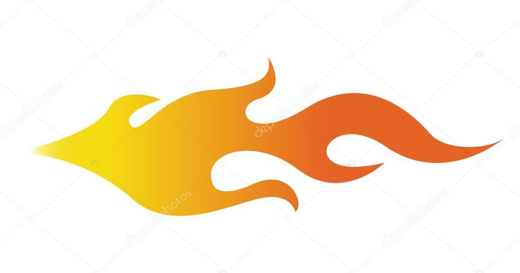 Flame Shape Stock Vector by ©baavli 58331911