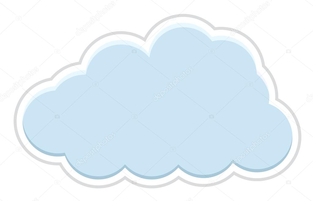 Cloud Sticker Stock Vector Image by ©baavli #58331929