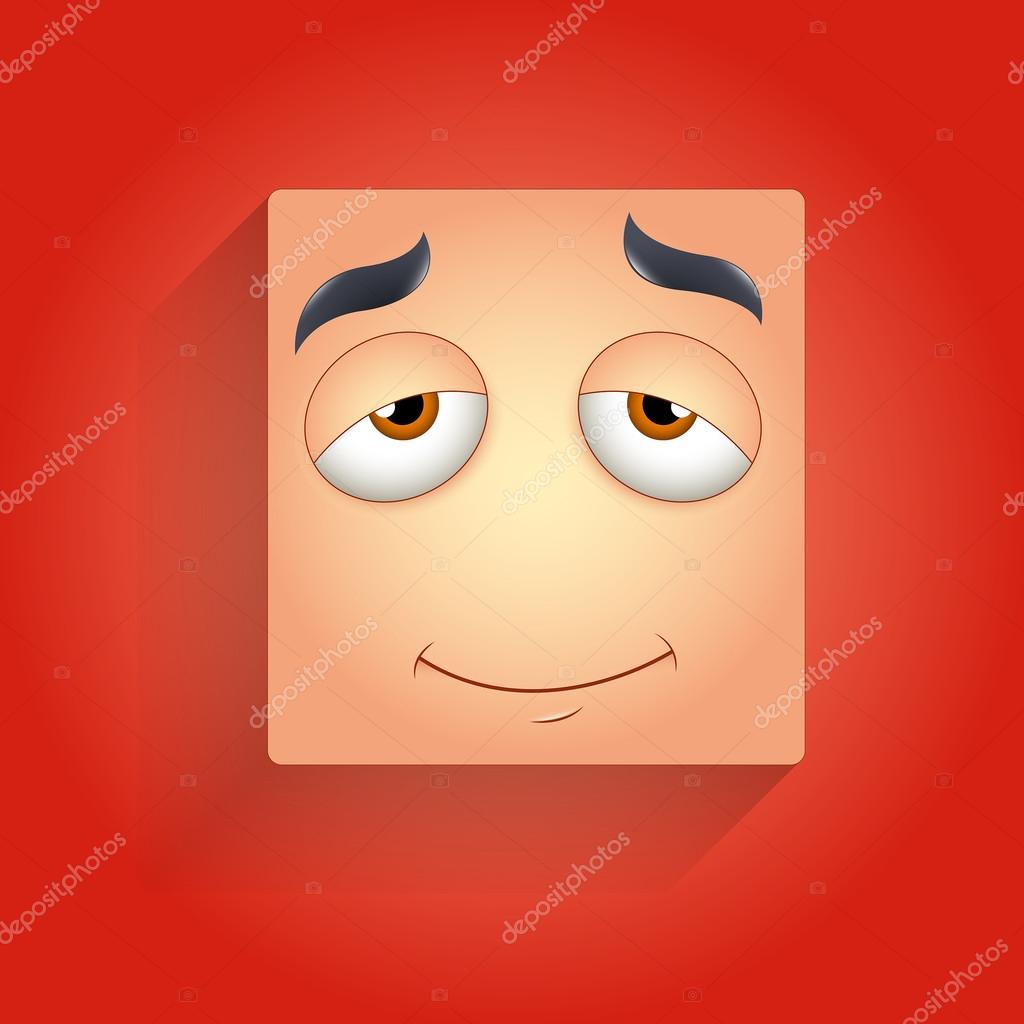 Sleepily Face Smiley Stock Vector Image by ©baavli #60749091
