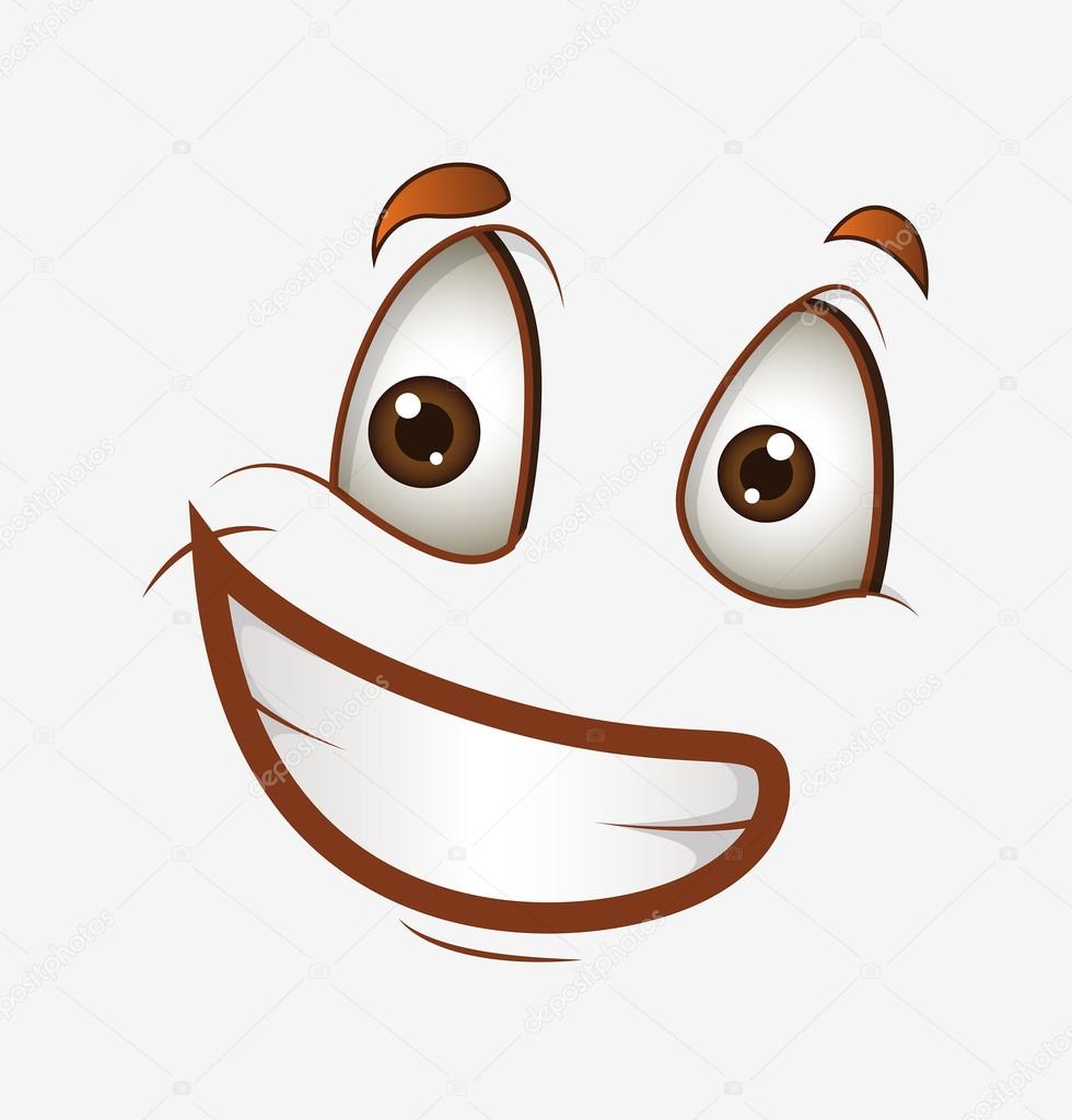 Happy Smile Cartoon Face Stock Vector Image by ©baavli #61222783