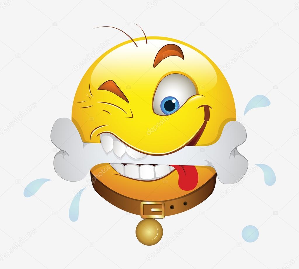 Hungry Smiley Face Expression Stock Illustration by ©baavli #61224307