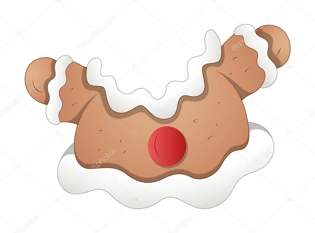 Gingerbread Man Costume Stock Vector Image by ©baavli #61230145