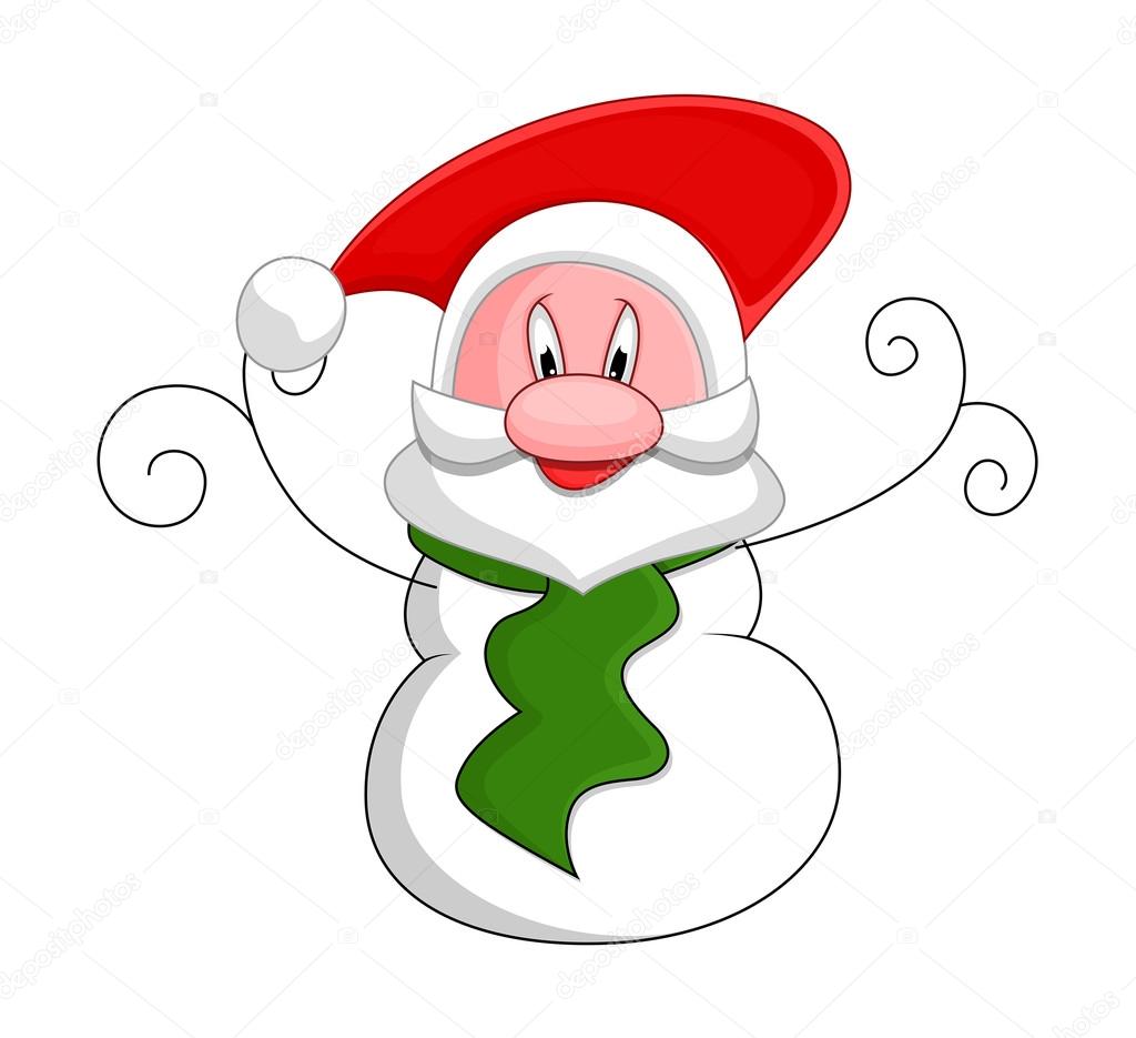 Funny Old Santa Character Stock Vector Image by ©baavli #61233991