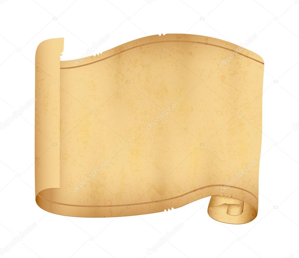 Vintage Parchment Scroll Banner Stock Vector by ©baavli 62160445