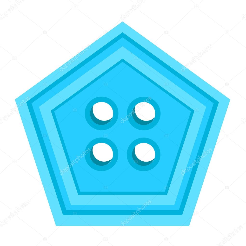 Polygon Button Design Stock Vector Image by ©baavli #62662423