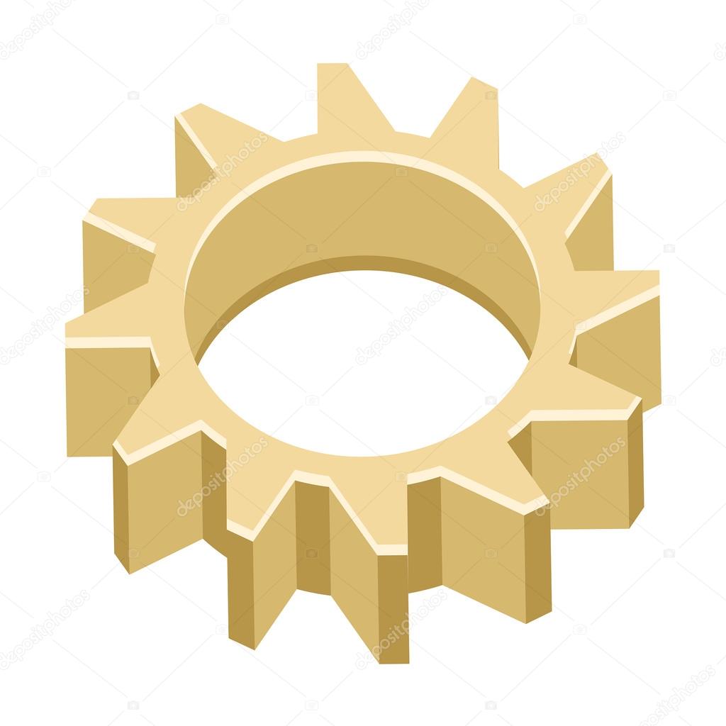 3d Cogwheel — Stock Vector © baavli #62665665