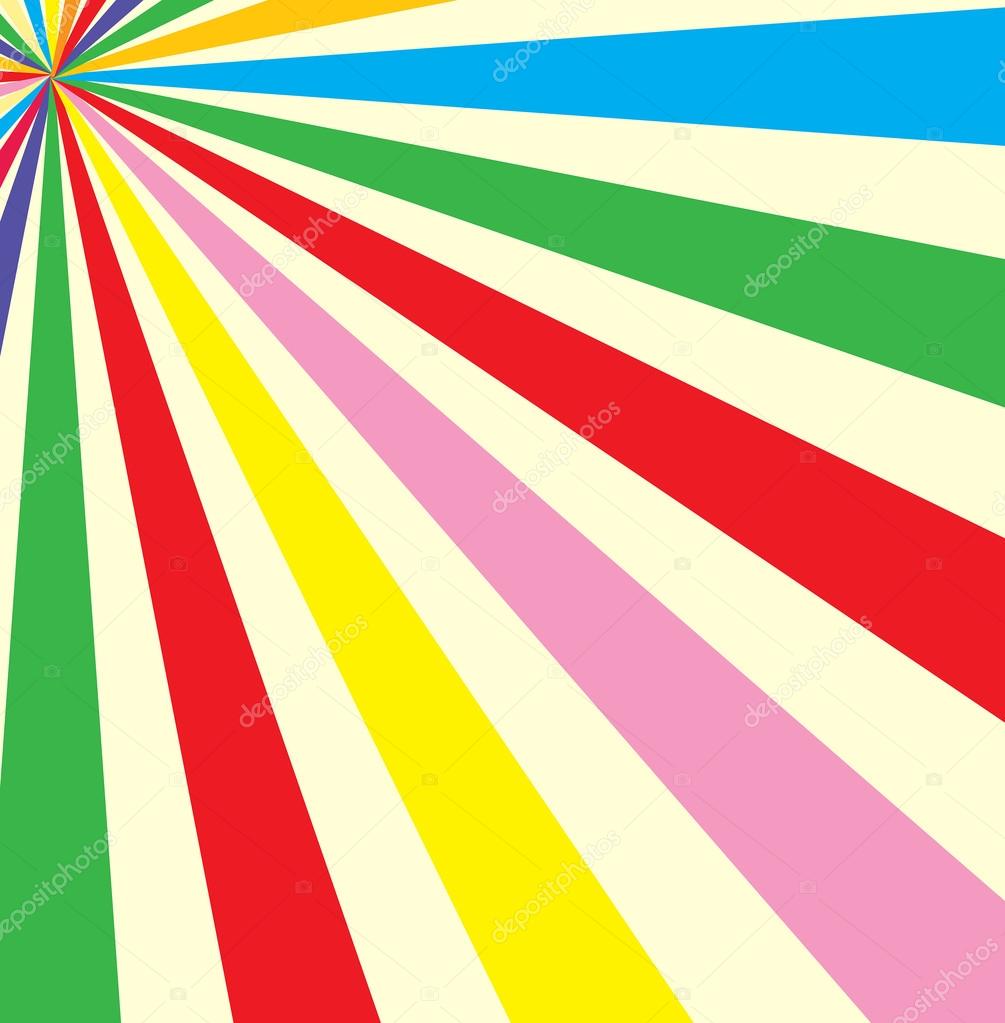 Rainbow Colored Sunburst Stock Vector Image by ©baavli #63378159