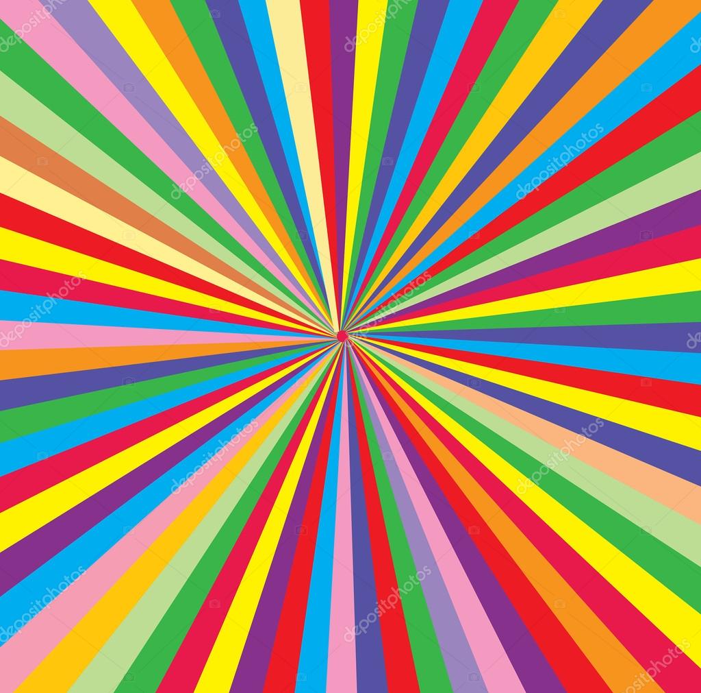 Retro Colored Sunburst Design Stock Vector by ©baavli 63378161