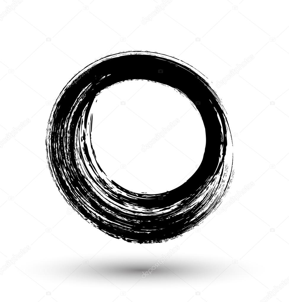 Grunge Circle Frame Stock Vector by ©baavli 63683687