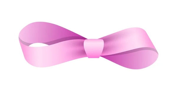 Lazo rosa imágenes de stock de arte vectorial | Depositphotos