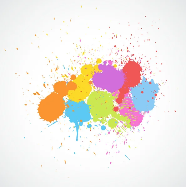 Colorful paint drops texture Vector Art Stock Images | Depositphotos