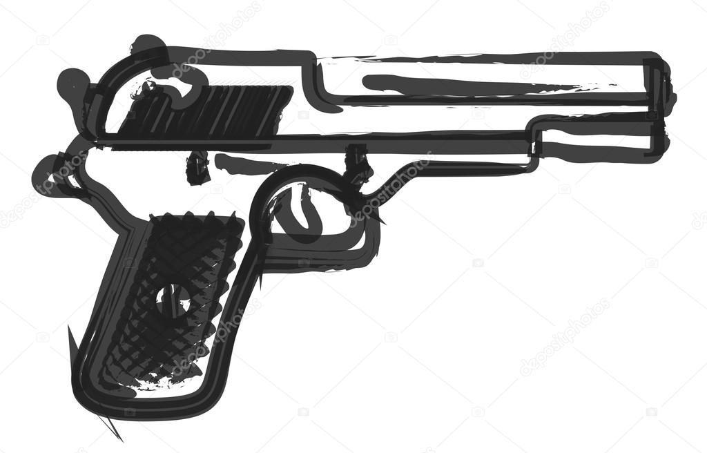 Abstract Gun Painting