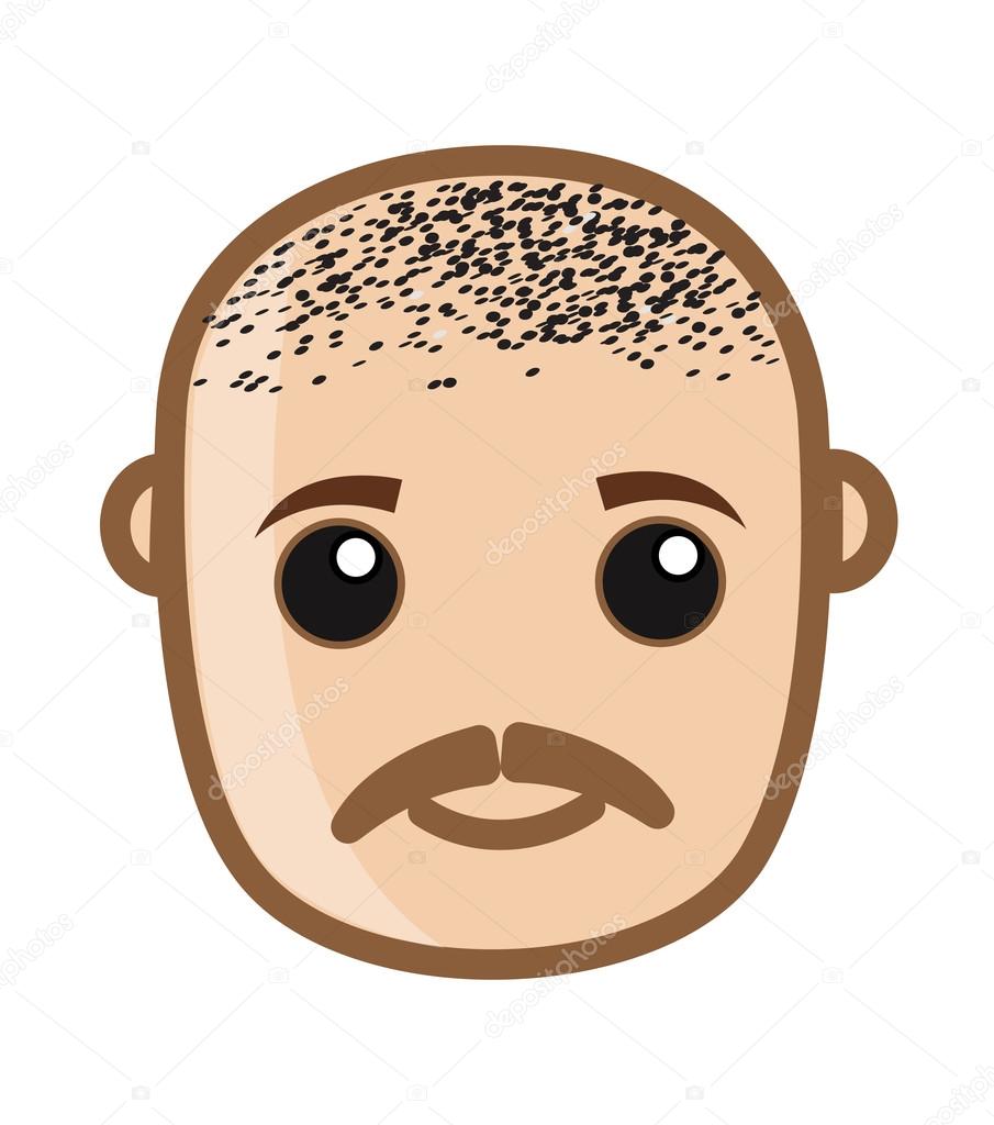 Cartoon Bald Man Face — Stock Vector © baavli #69924425 Cartoon Bald Man Face — Stock Vector © baavli #69924425