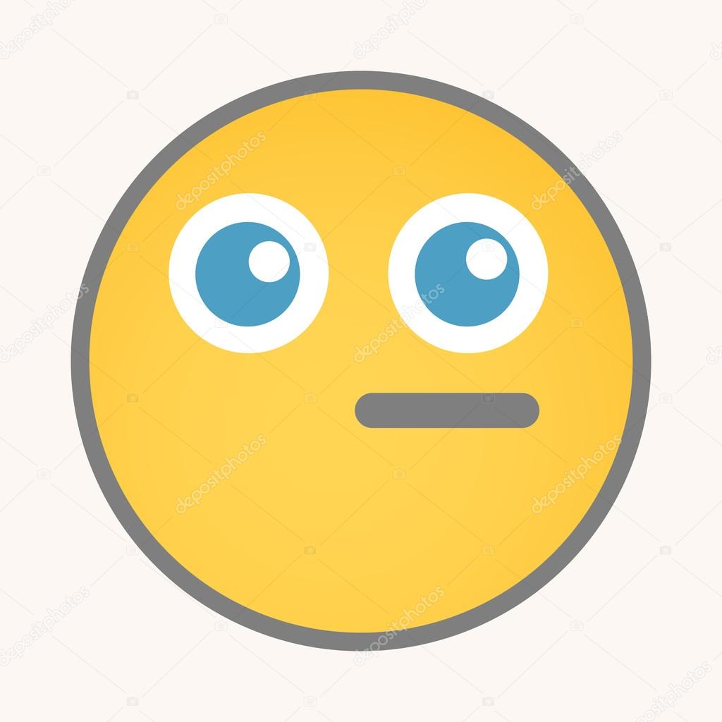 Dumb - Cara vectorial sonriente de dibujos animados Vector de stock por ...