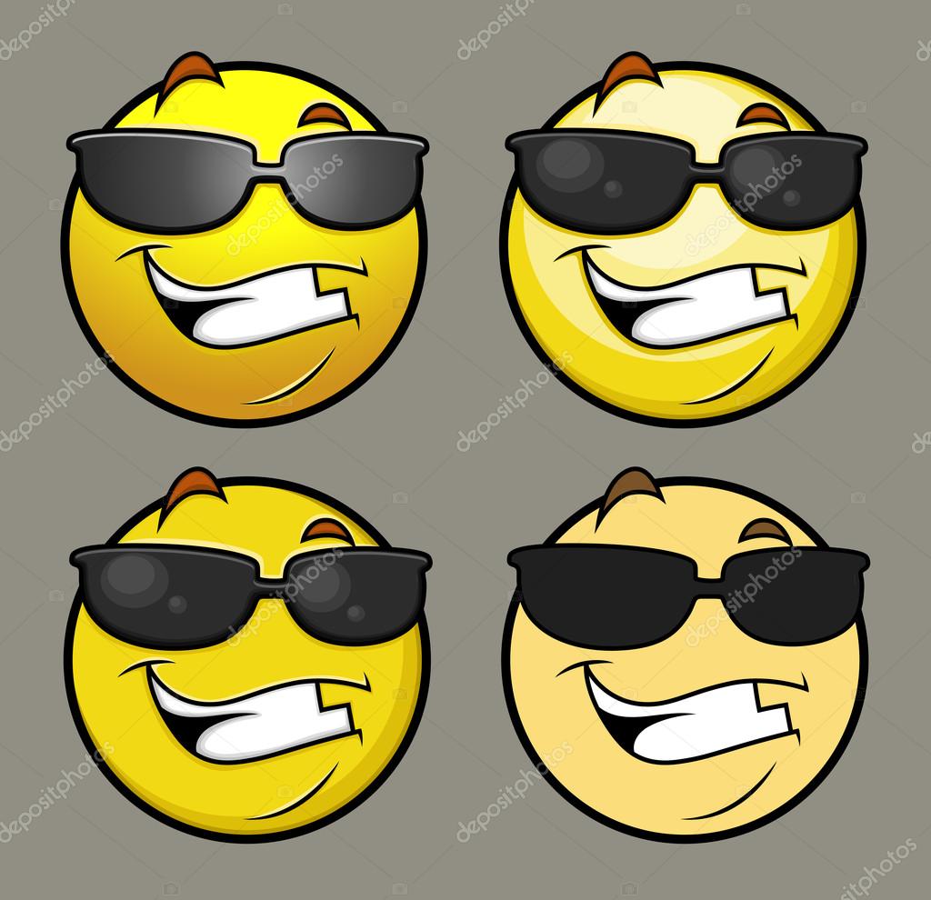 Sonnenbrille emoji-smiley emoticon Stock-Vektorgrafik von ©baavli 98047108