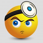 Arzt emoticon — Stockvektor #13971215