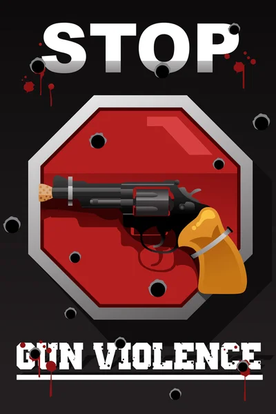 Stop Gang Violence Poster