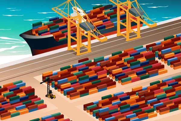 Shipping Terminal Clip Art