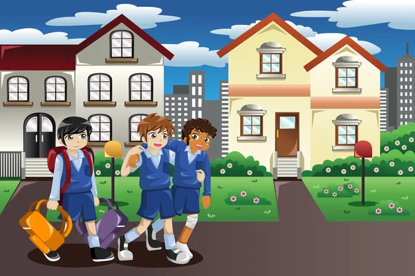 Volviendo A Casa De La Escuela Gif Portal Alumno