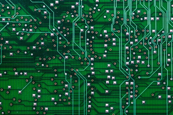 Printed green computer circuit board - Stock Image - Everypixel
