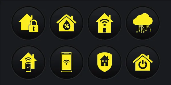 Set Humidity Thermostat Smart Home Settings Remote Control System ...