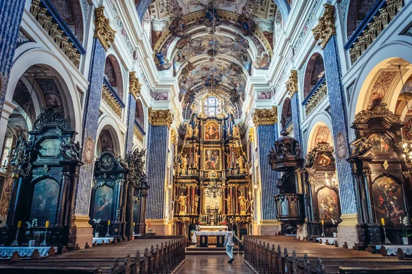 Swieta Lipka, Polonia - 23 de agosto de 2017: Nave principal de la ...