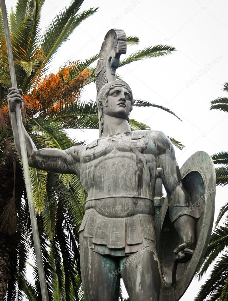 Achilles statue — Stock Photo © fotokon #63189987 Achilles statue — Stock Photo © fotokon #63189987