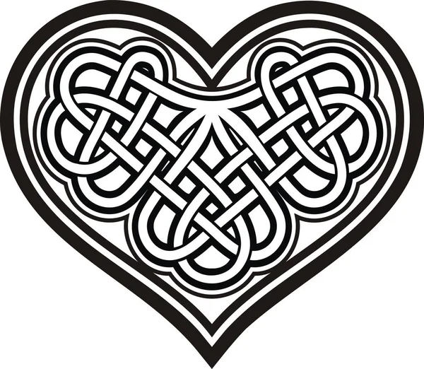Celtic Knot Heart Vector