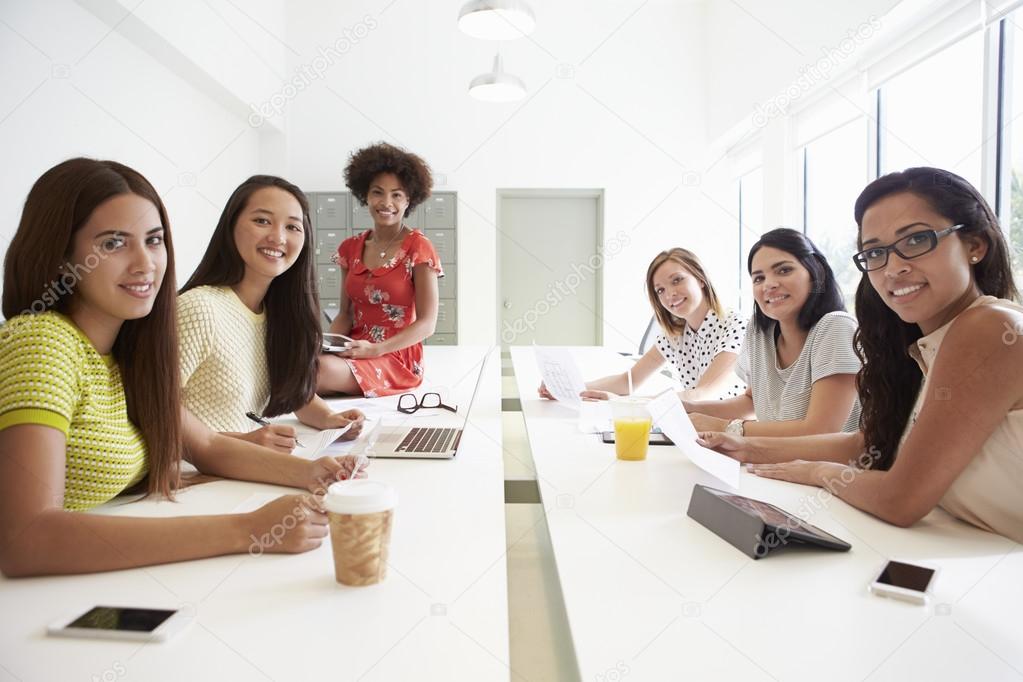 Women Working In Design Studio — Stock Photo © monkeybusiness #59877377
