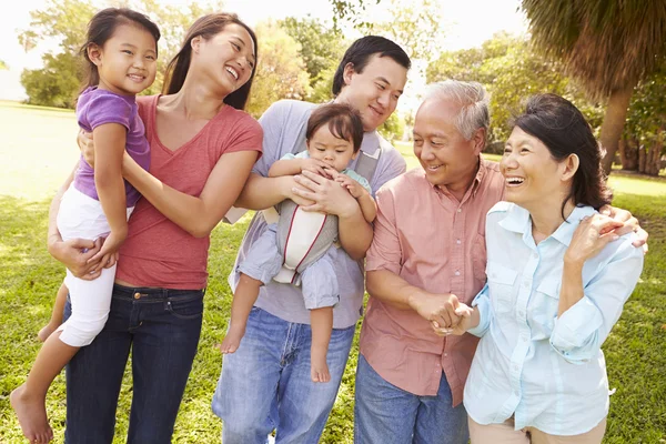 Multi Generation Family Walking - Stock Image - Everypixel