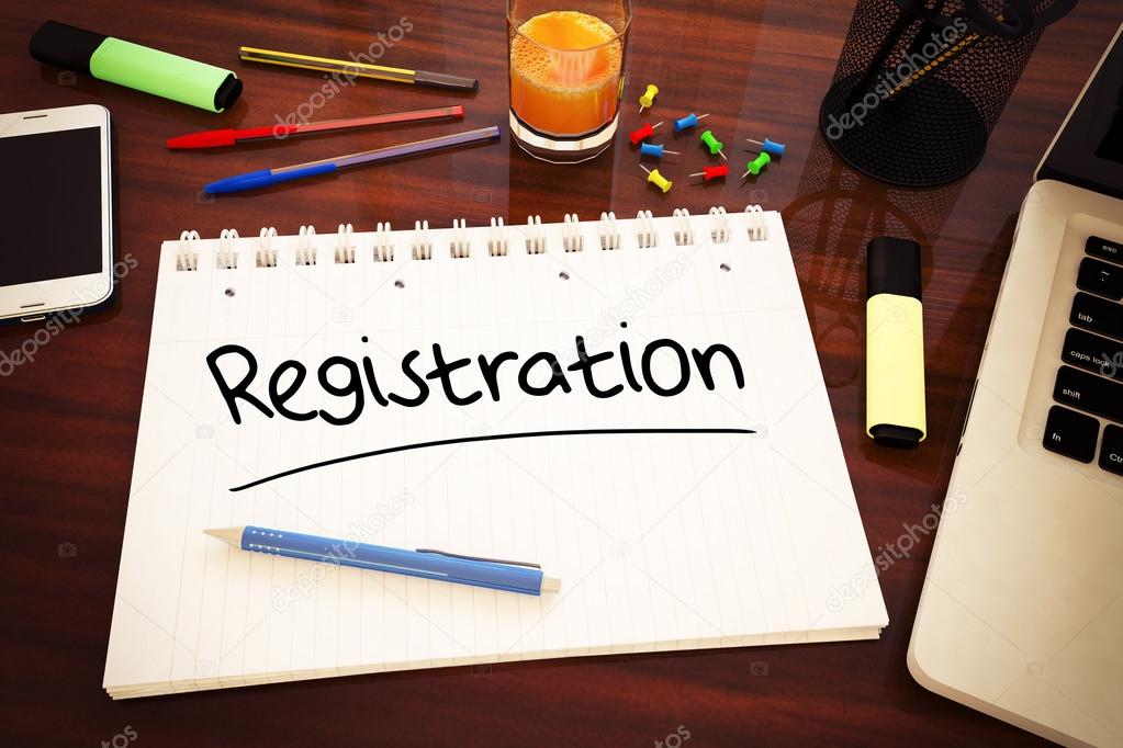 Registration Stock Photo by ©Mazirama 73005495