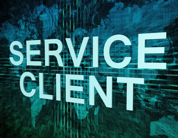 Backup as a Service text concept on green digital world map background ...