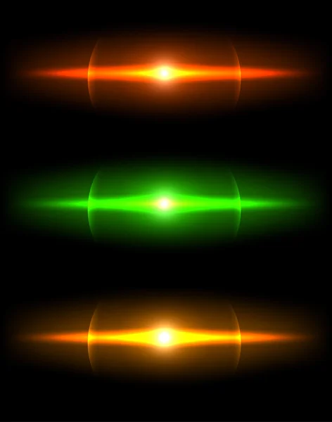 Realistic light glare sparkle, highlight set. Collection of beautiful ...