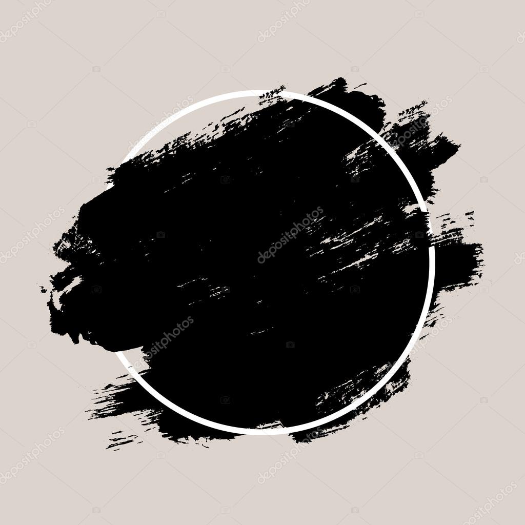 Abstract textured ink brush background Stock Vector by ©Yuzach 80844664