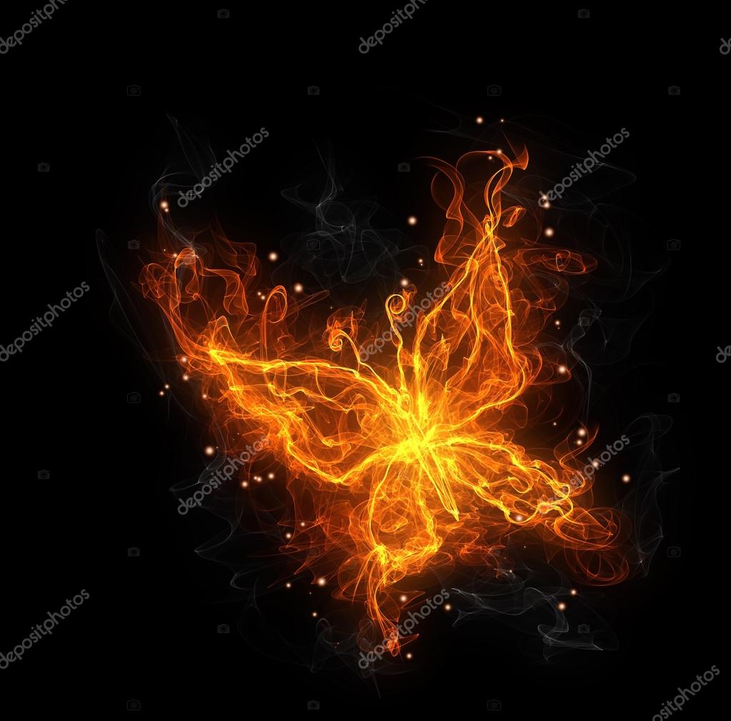 Fairy fire butterfly Stock Photo by ©xanya69 77626806