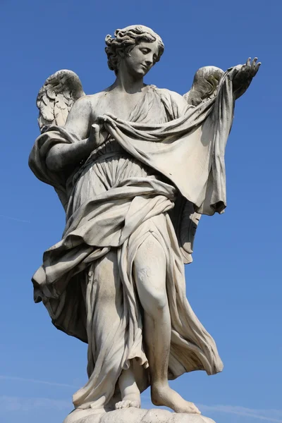 Statue of the Ponte Sant'Angelo in Rome — Stock Image