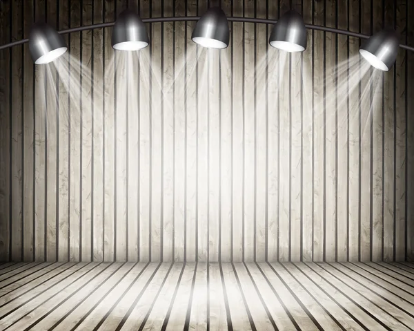 Illuminated empty concert stage - Stock Image - Everypixel