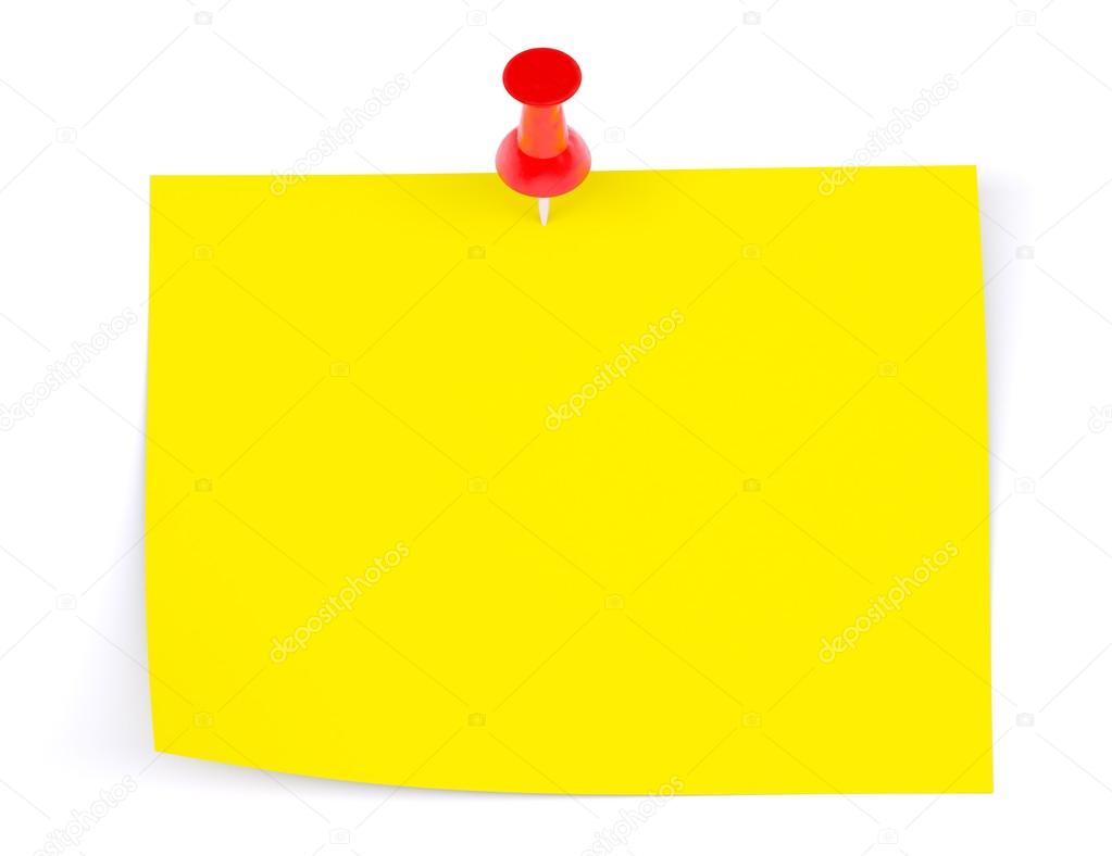 Sticker with red drawing pin ⬇ Stock Photo, Image by © cherezoff #72498495