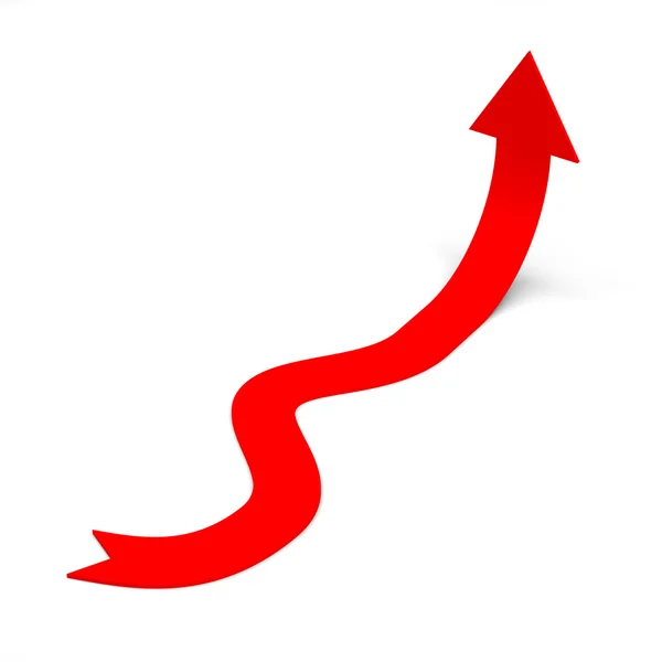 Wave arrow | Wave arrow graph — Stock Photo © VikaSuh #6337396