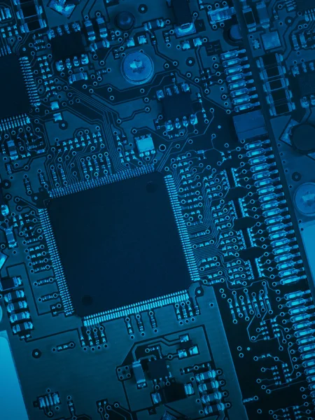 Blue motherboard - Stock Image - Everypixel