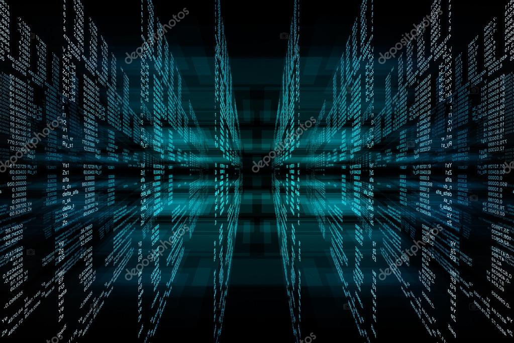 Virtual abstract fantasy cyber background — Stock Photo © cherezoff ...