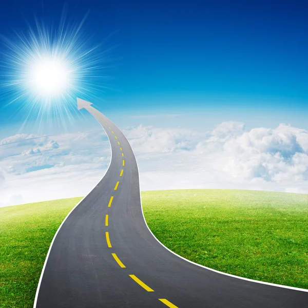 Highway road going up as an arrow — Stock Photo © vkraskouski #11015251