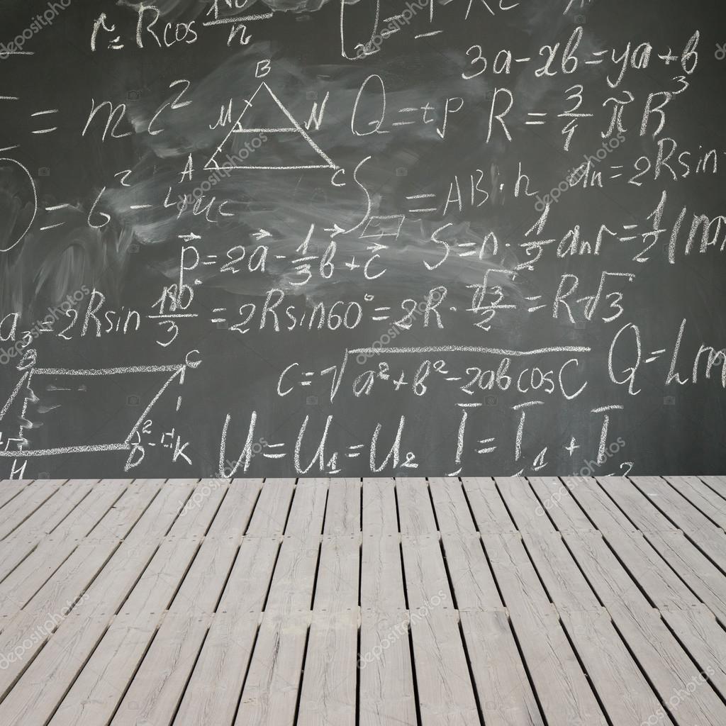 Math formulas on black board Stock Photo by ©Neirfys 118233086