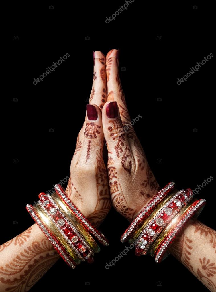 Namaste mudra Stock Photo by ©byheaven 70468487