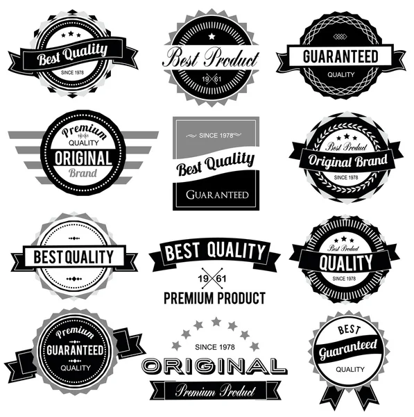Set of vintage retro labels Stock Vector Image by ©Merfin #37352037