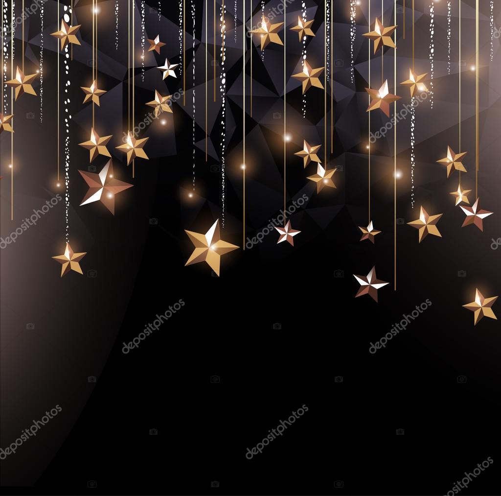 Golden Stars Background Stock Vector Image by ©AlessandraM #110650814