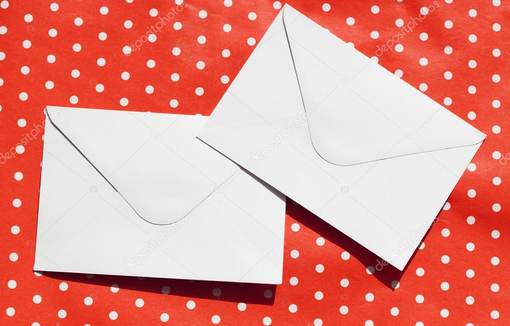 Picture of two white envelopes Stock Photo by ©seanika 117787674