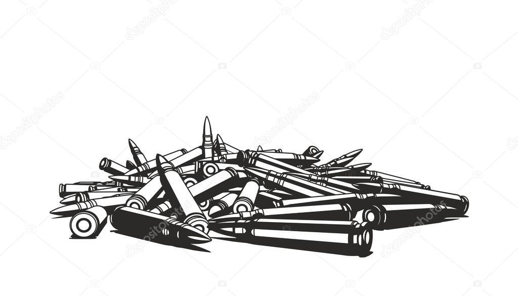 Rifle Bullet Drawing