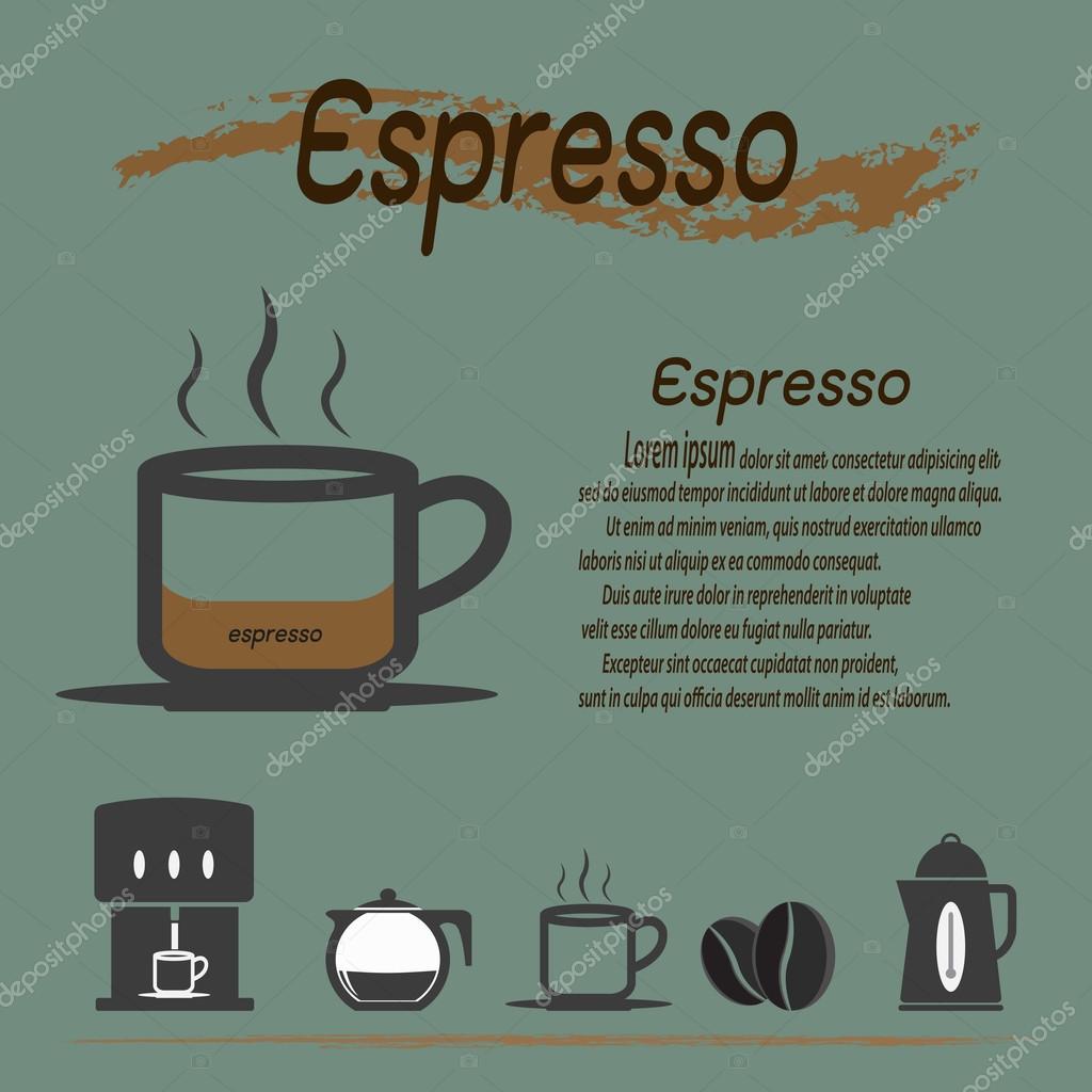 Espresso Infographic Poster